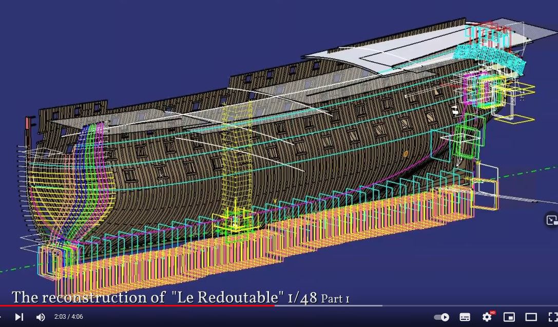 The reconstruction of “Le Redoutable” – Part 1 – Oliver´s Historic Shipyard