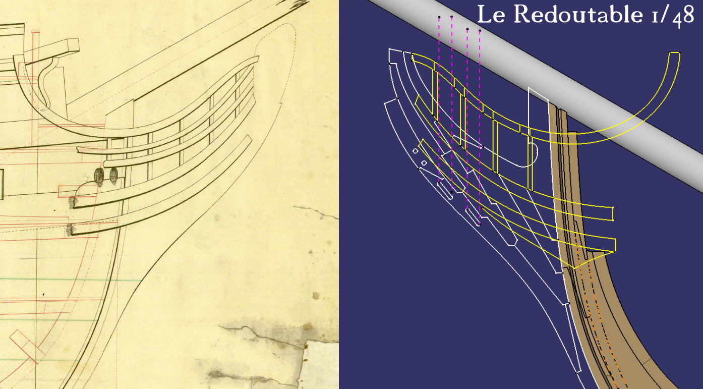 CAD: Designing the knee of the head – Oliver´s Historic Shipyard