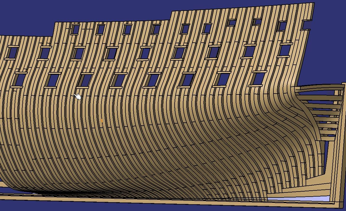 CAD-Construction Hull – Oliver´s Historic Shipyard